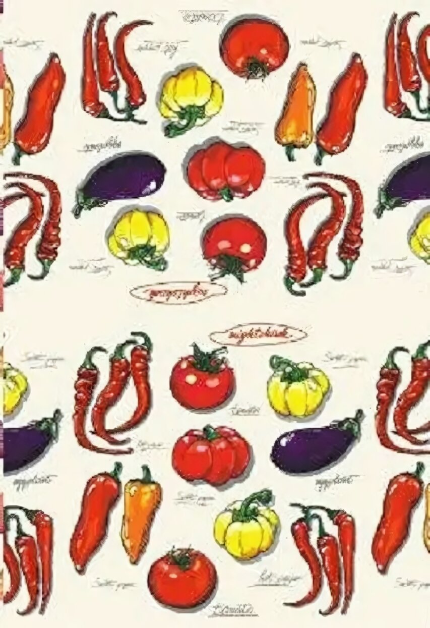 Полотенце кухонное «Flavor - Овощи» 40x57 см, микрофибра 200 г/м², высокая впитываемость