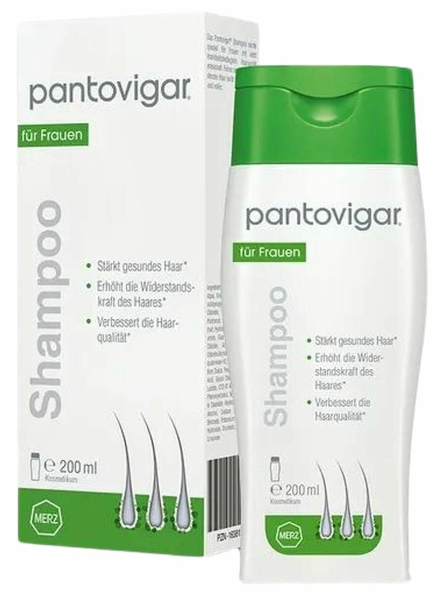 Пантовигар Шампунь от выпадения волос 200 мл Pantovigar Германия