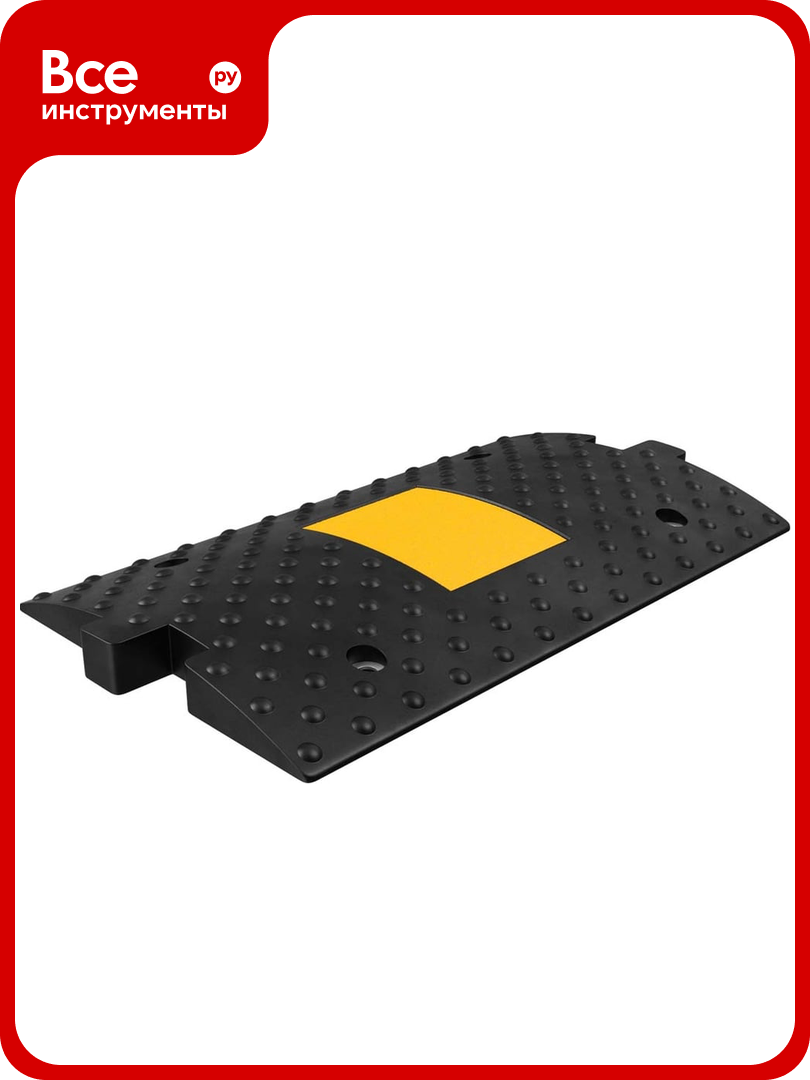 Средний элемент технология ИДН резина, для обустройства дорожной искусственной неровности на улице