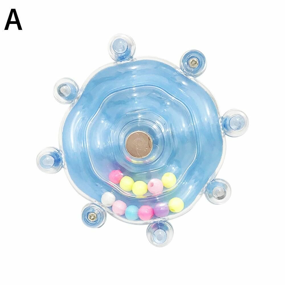 Игрушка для попугаев вращающаяся летающая тарелка, антистресс игрушка для волнистых попугаев и корелл