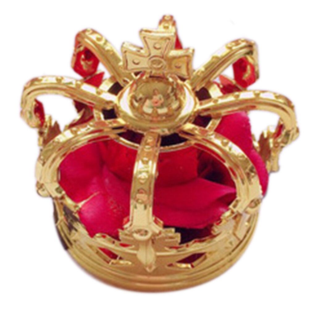 Аксессуары для волос lolita crown-Золотая корона-Красная Роза