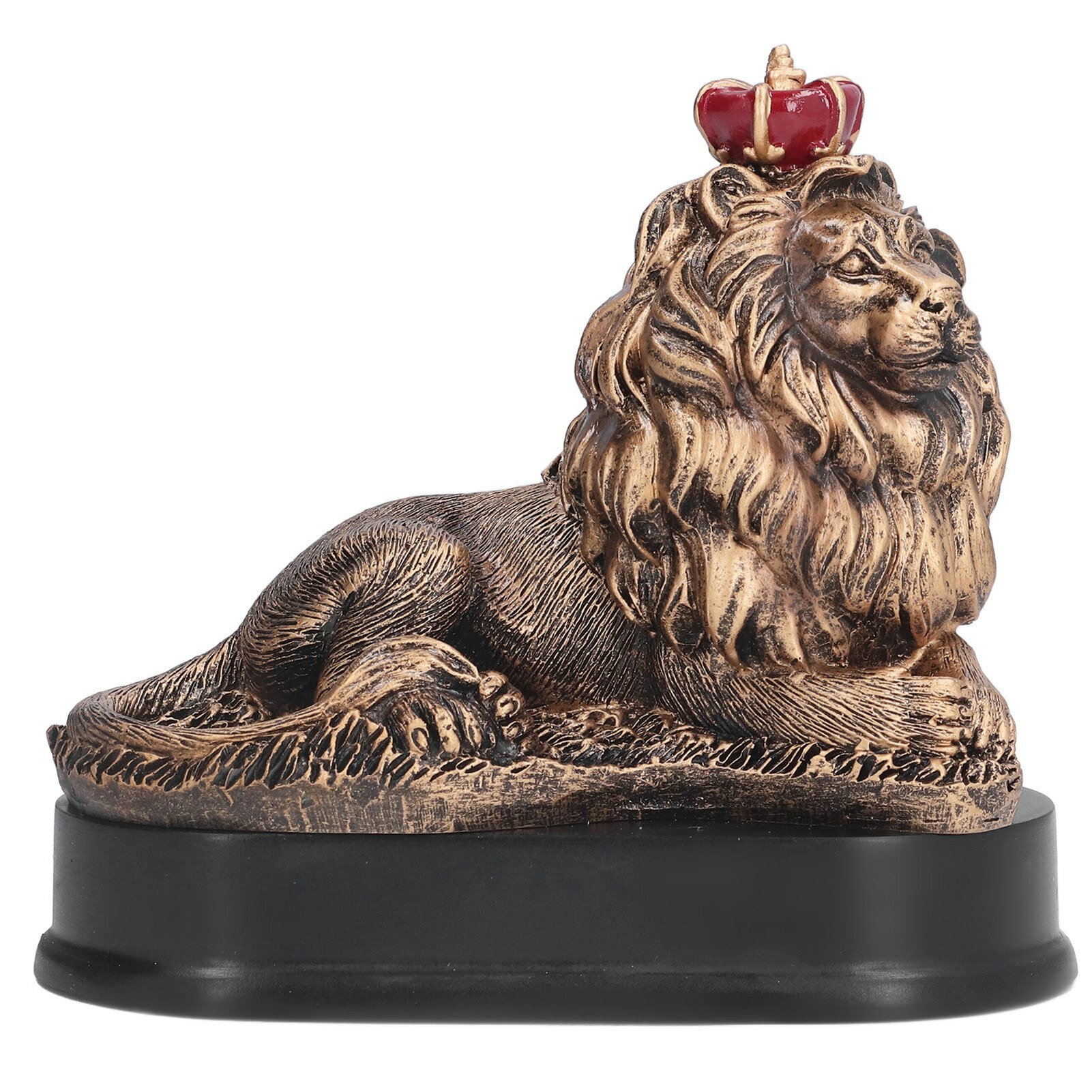 Декоративная скульптура льва, статуя из смолы для домашней фермы, гостиной, крыльца, рождественский подарок, уникальная фигурка льва для внутреннего и наружного украшения