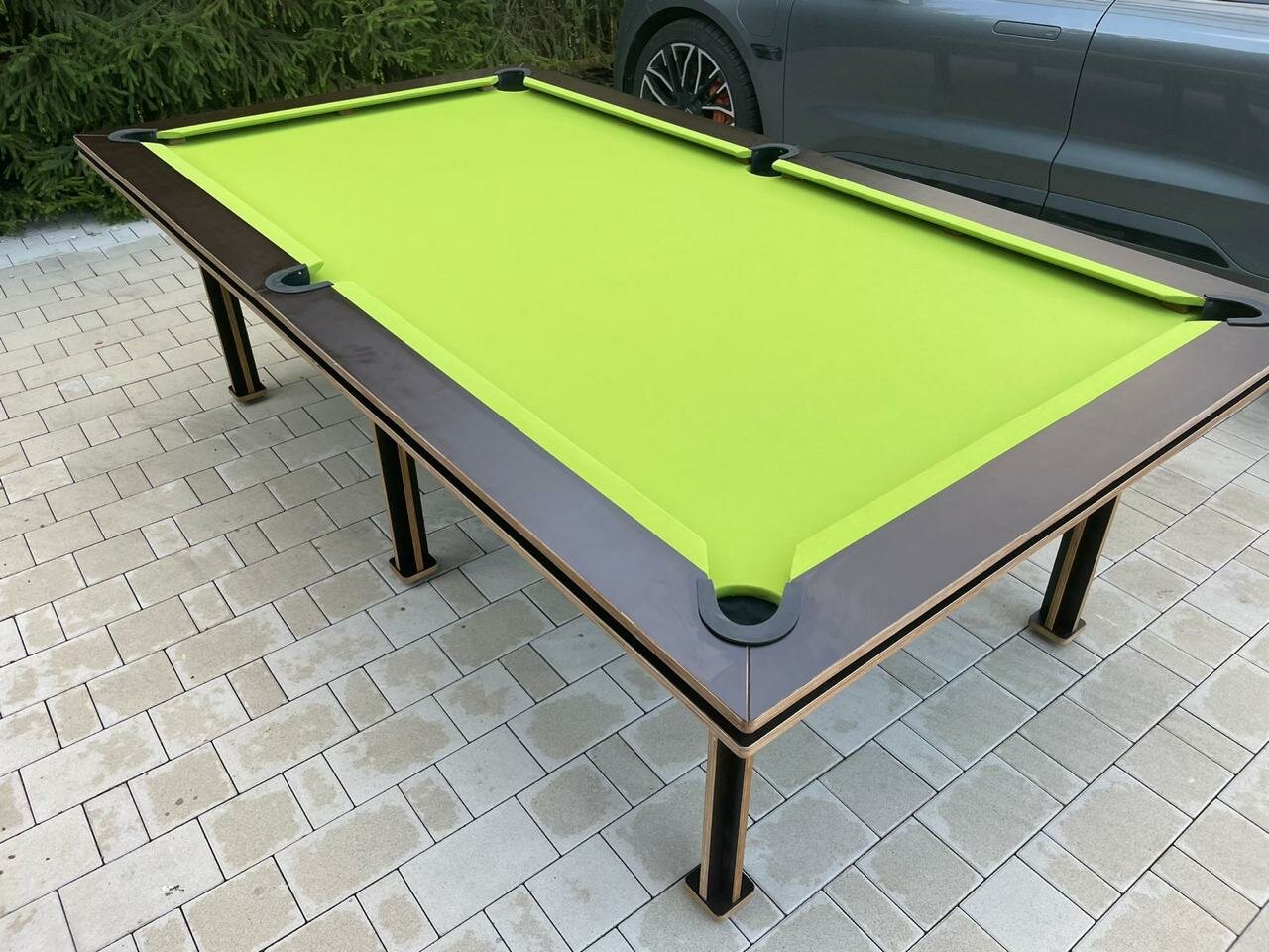 Бильярдный стол "Стрит", 9 футов, для игры в русскую пирамиду или пул, уличный