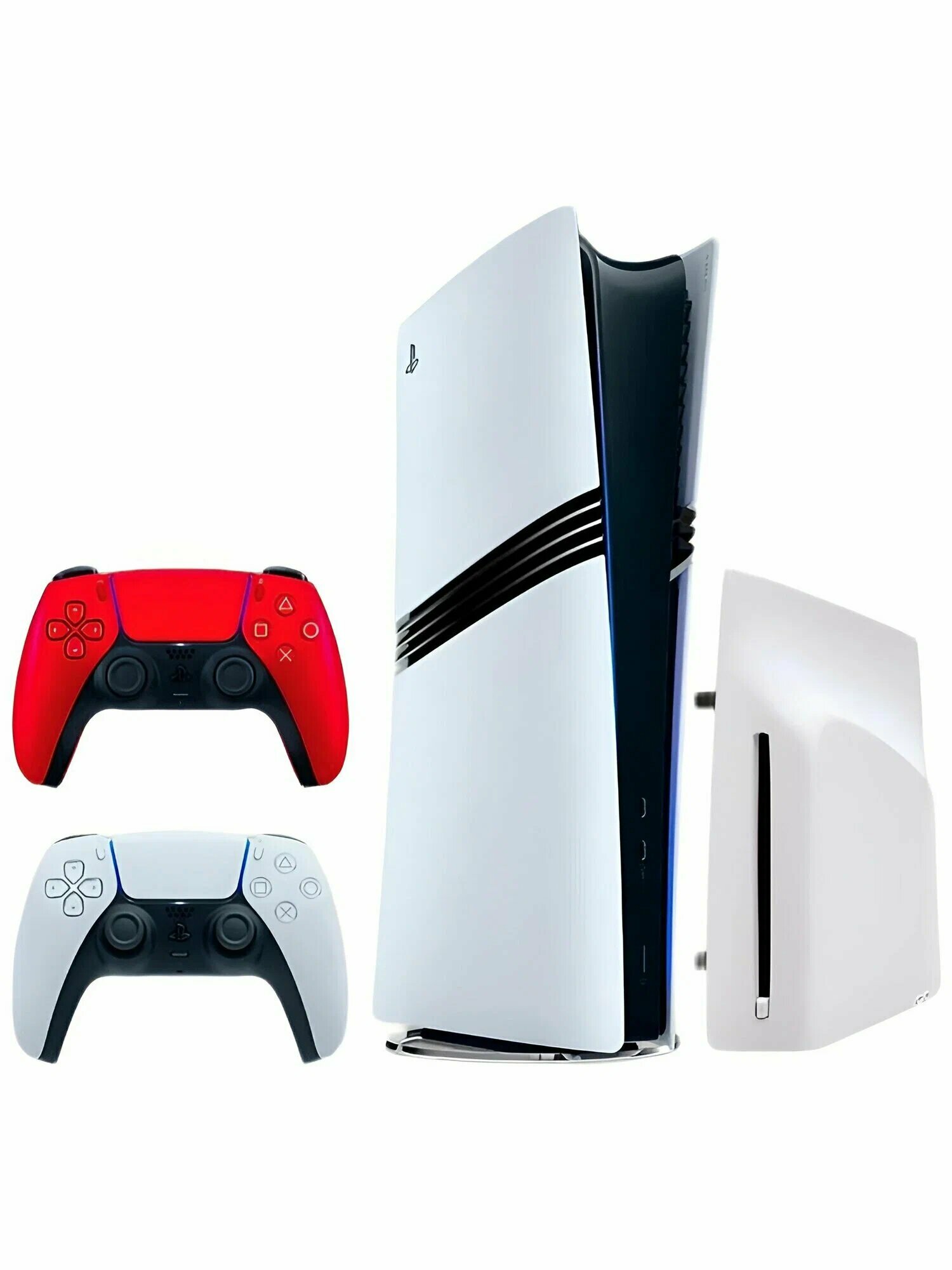 Sony PlayStation 5 Pro Digital Edition 2ТБ + Дисковод + Второй вулканический красный геймпад