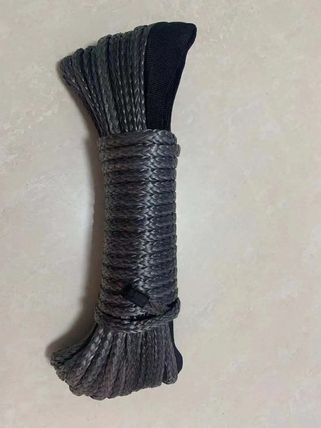 Синтетический трос для лебедок, 6 мм x 15 м, Black