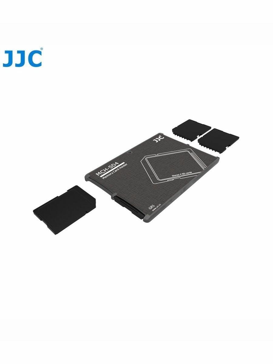 Кейс JJC для 4х SD карт памяти MCH-SD4GR (4xSD)