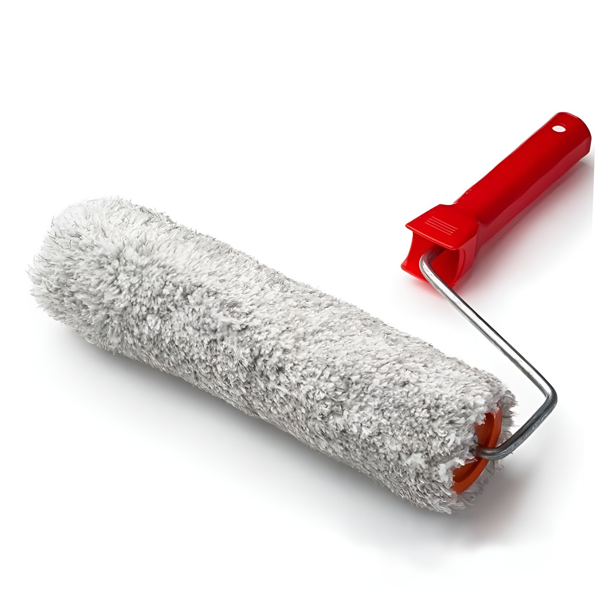 Валик 6 х 47 х 250мм в сборе полиэстер(микроволокно) серый, ворс 15мм "888"