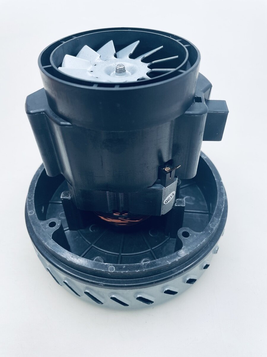 Двигатель для пылесоса (универсальный), мощность 1200W, общая высота - 140 мм, нижний диаметр - 145 мм, верхний диаметр - 78 мм, высота турбины - 42/50 мм, арт. MT27C-1200 кор. №40