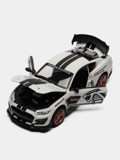 Металлическая инерционная машинка (модель автомобиля) Ford Mustang Shelby GT500 1:24