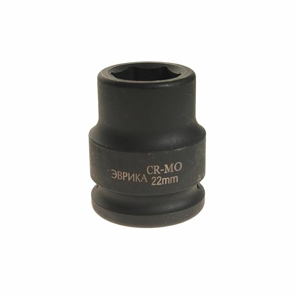 Головка торцевая для гайковерта ударная 3/4" 22мм, арт ER95910 эврика
