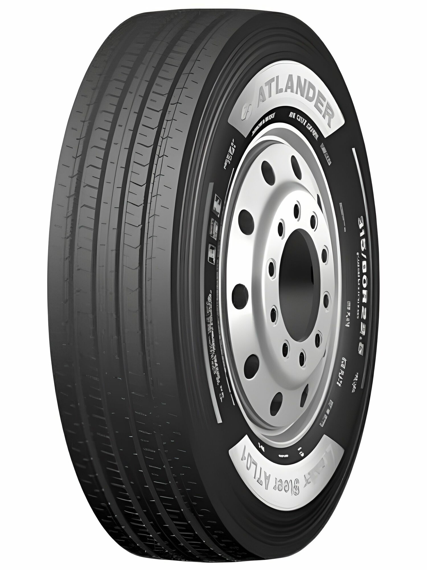 Грузовая шина ATLANDER Lander Steer ATL01 265/70 R19.5 18PR 140/138M Рулевая ось