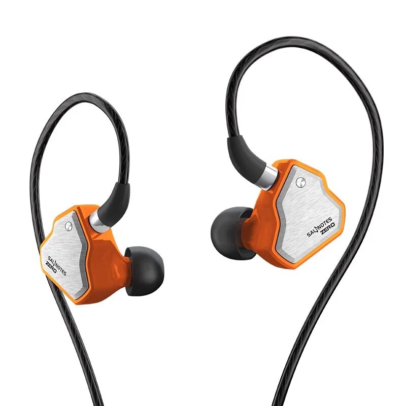 7Hz Salnotes Zero HiFi проводные внутриканальные наушники 3.5mm No Mic Orange