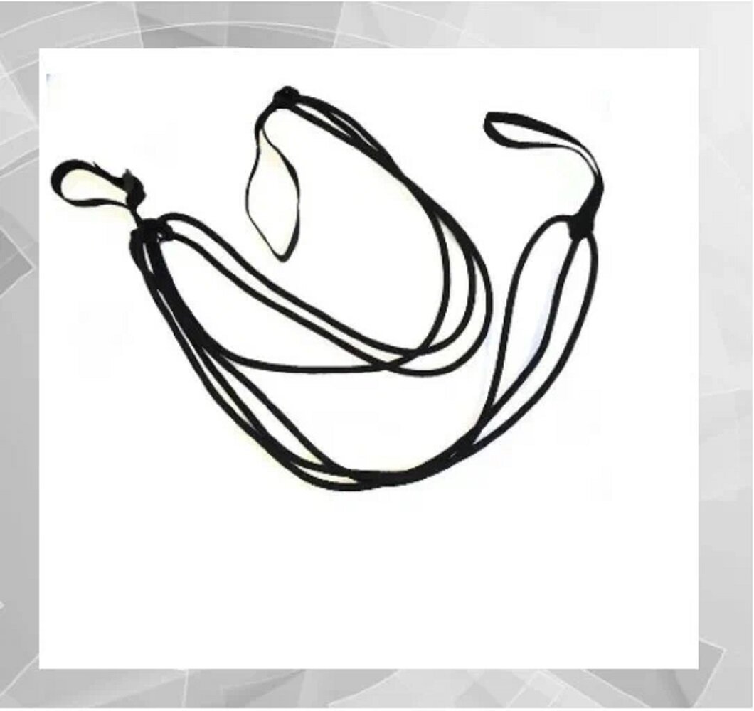 Эспандер лыжника-боксера-пловца универсальный Alpha Caprice 2 жгута(190 см) (черный)