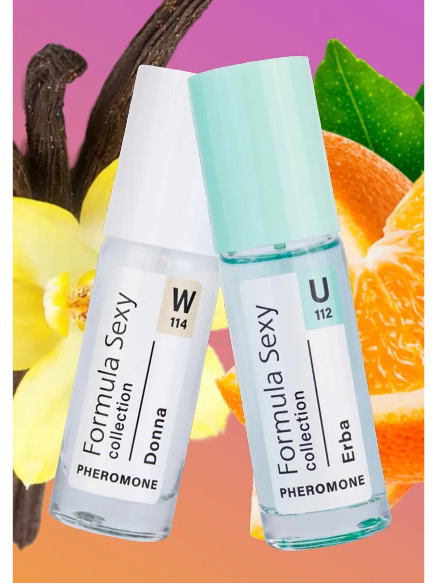 Набор Духи Formula Sexy Erba + Donna, женские, с феромонами, 2 шт х 30 мл
