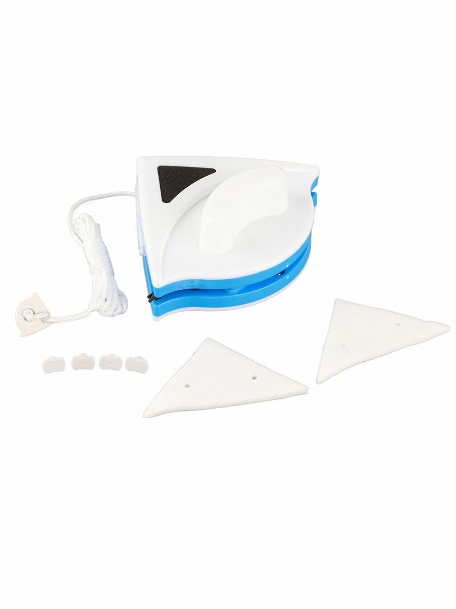 Двусторонний магнитный инструмент для чистки стекла, пластиковая щетка для очистки поверхности домашнего окна для легкой очистки без разводов