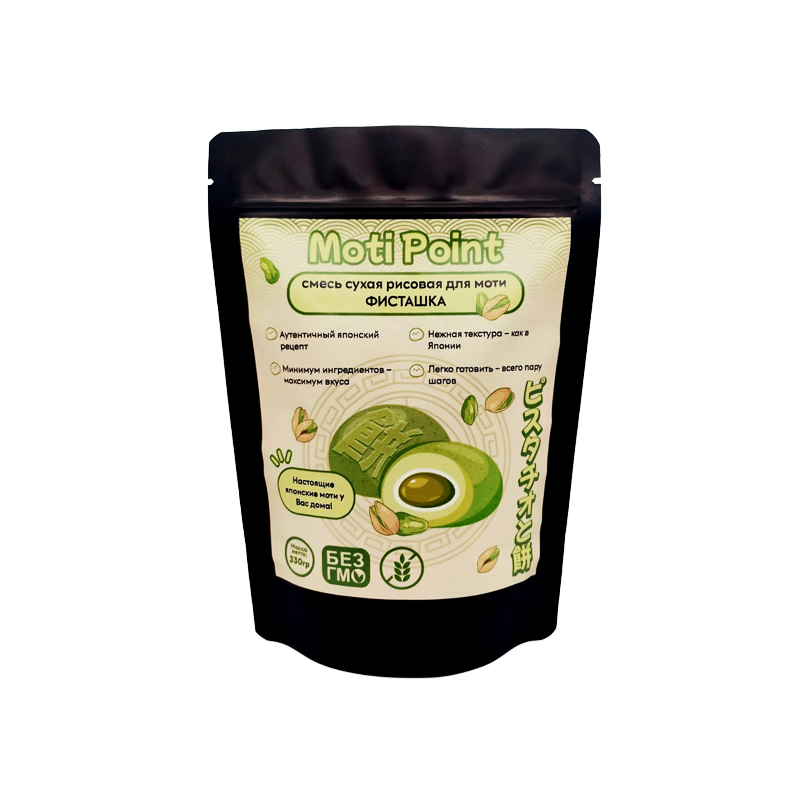 Смесь сухая рисовая Moti Point для моти "Фисташка" 330 г, Россия