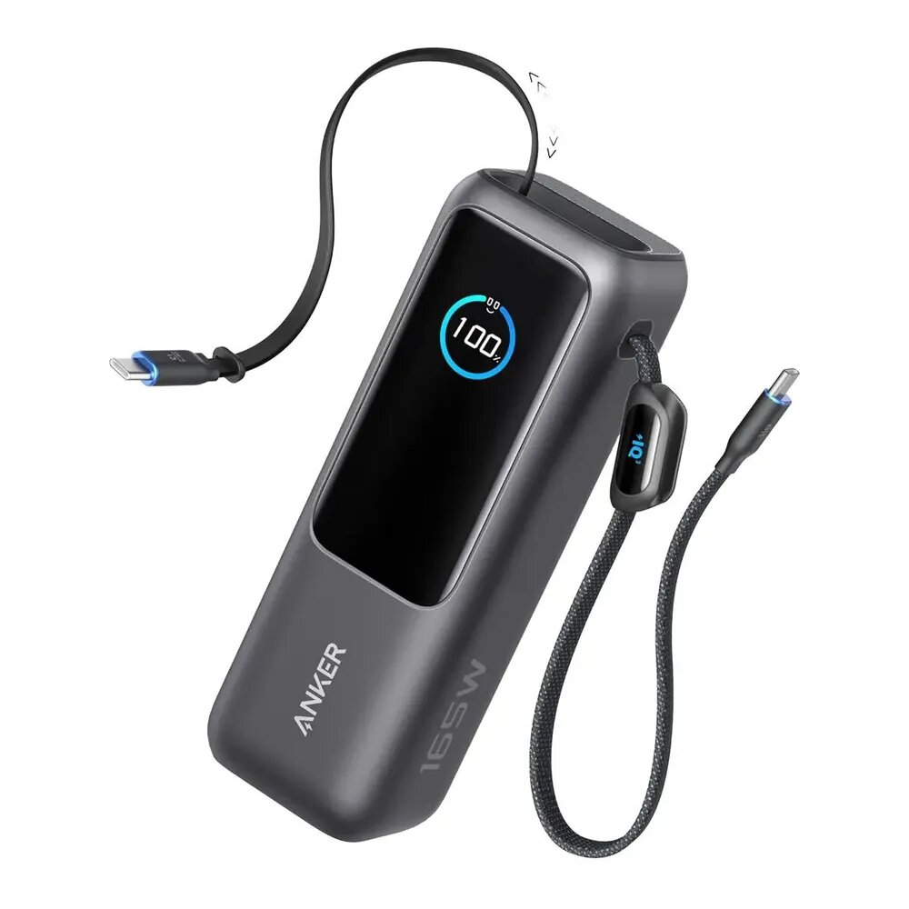 Портативный аккумулятор Anker Zolo 165W Power Bank 25000mAh Black черный A1695P11