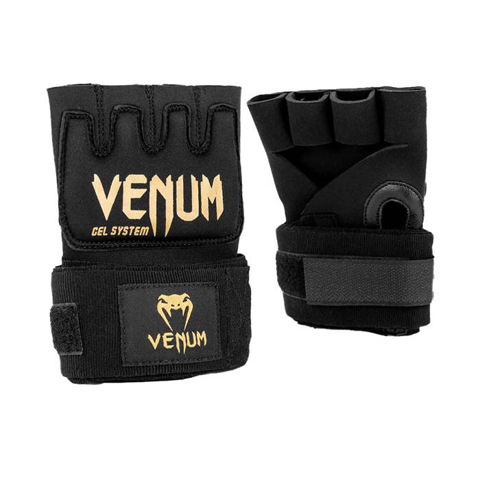 Гелевые бинты боксерские Venum Gel Kontact Black/Gold (M)