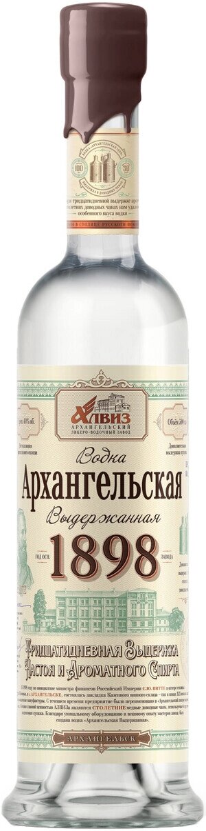 Водка "Архангельская" Выдержанная 1898, 0.5 л