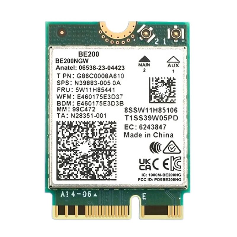 Wi-Fi 7 BE200NGW Bluetooth 5.4, Цвет: BE200NGW