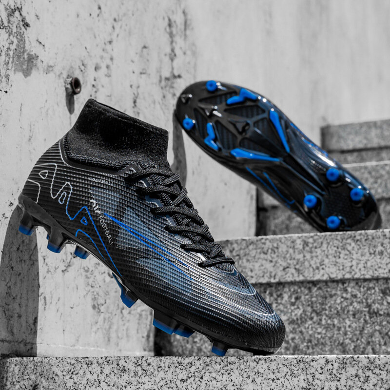 Мужские футбольные бутсы со сломанными гвоздями и длинными шипами для соревнований и тренировок