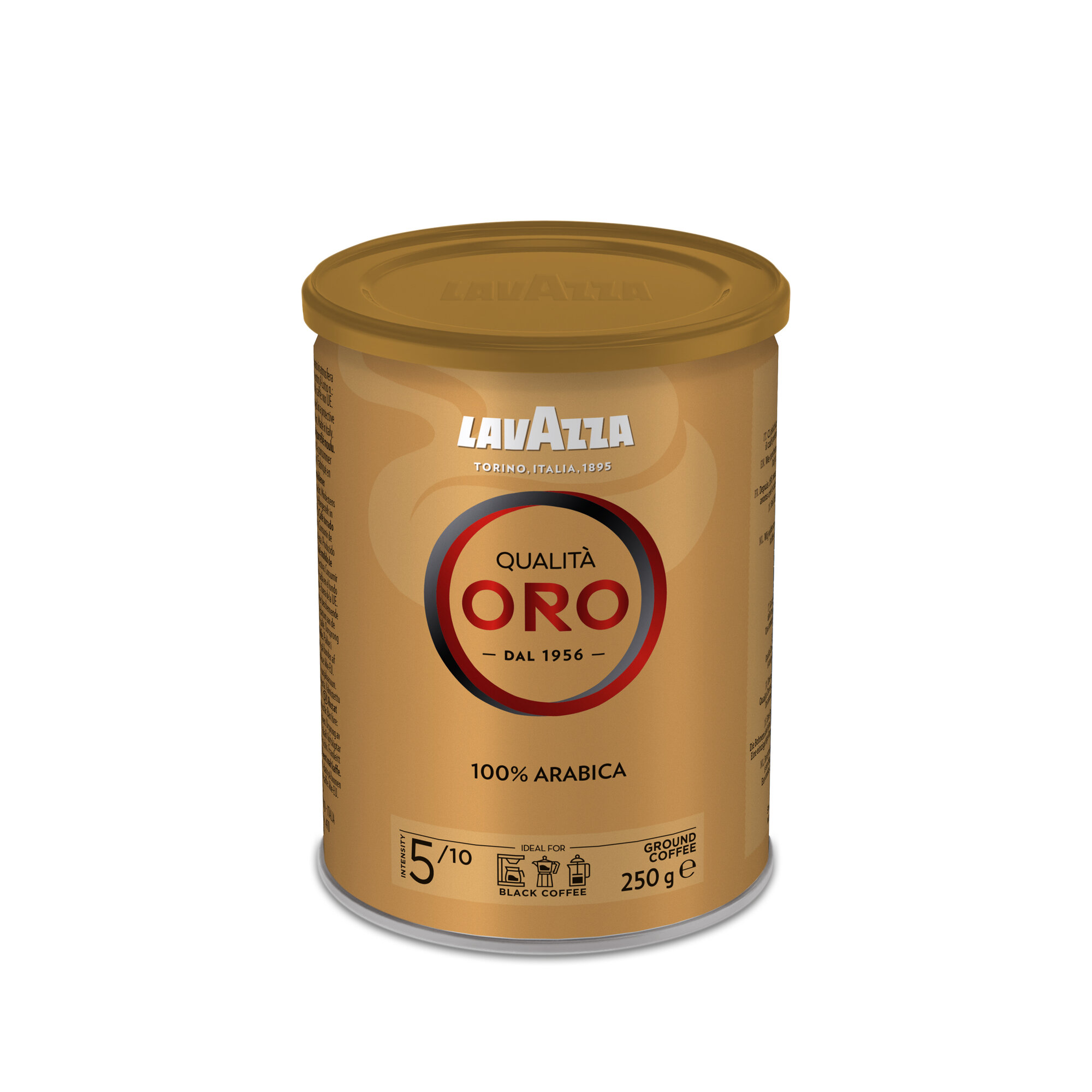 Кофе Lavazza "Qualita Oro", молотый, арабика, средняя обжарка, банка, 250 гр