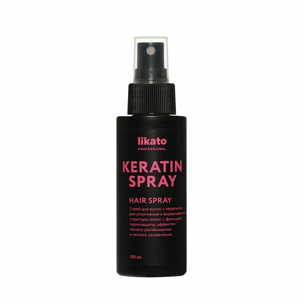 Спрей - термозащита для волос Likato Professional Keraless с кератином 100мл