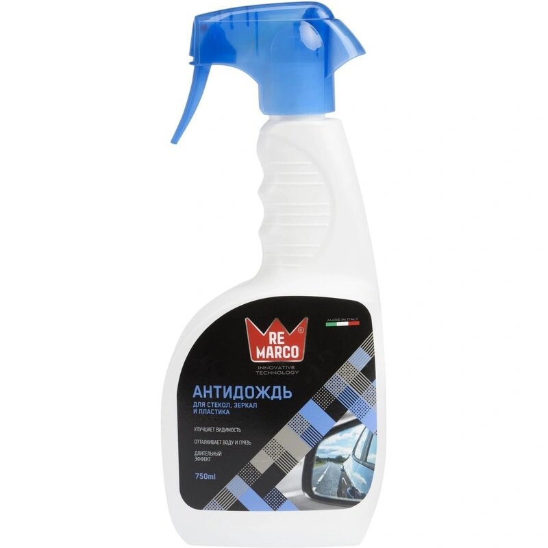Средство для стекол и зеркал 'Антидождь', 750мл (триг.) RE MARCO RM-865