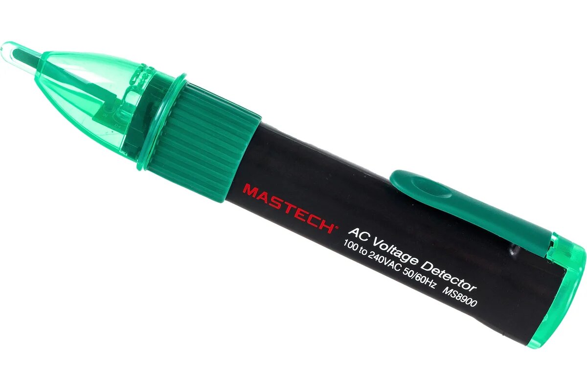 Детектор напряжения Mastech MS8900, автоматический, искробезопасный, оригинал, темно-зелёный
