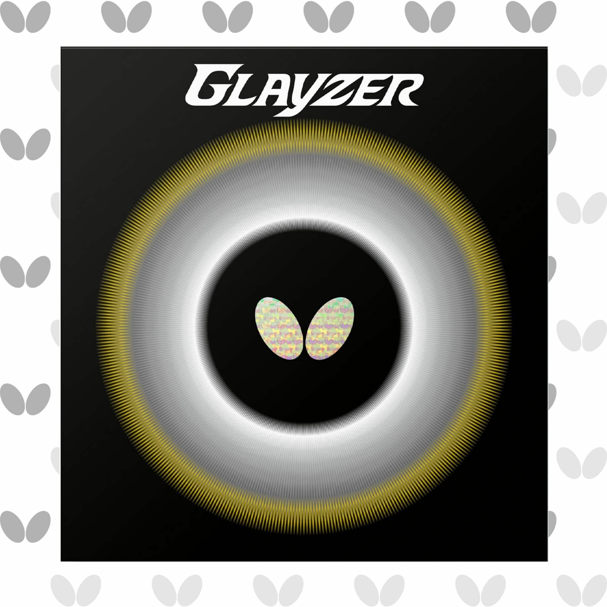 Накладка для настольного тенниса BUTTERFLY Glayzer, black 2.1mm
