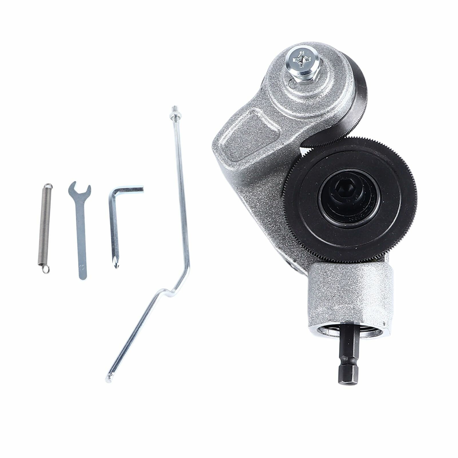 Электрическая дрель, ножницы, набор инструментов для переустановки насадок, адаптер для тонких листов железа, резак для листов, аксессуар для электрической дрели