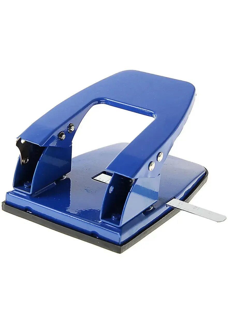 Дырокол большой, 30л, с металлической линейкой, для бумаги