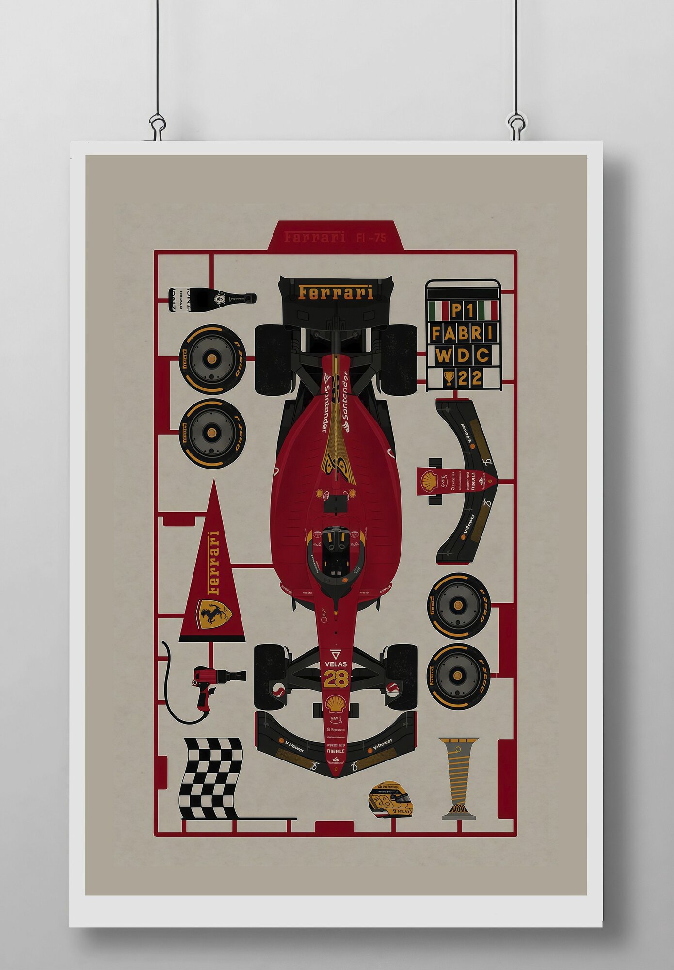 Постер / Плакат Феррари (Ferrari)