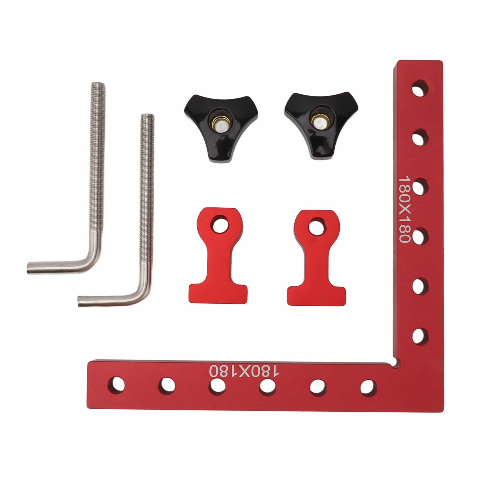 Квадраты для позиционирования под углом 90 градусов, алюминиевый сплав, деревообработка, угловой зажим, квадратный инструмент для фоторамок, ящиков, шкафов, тип 5