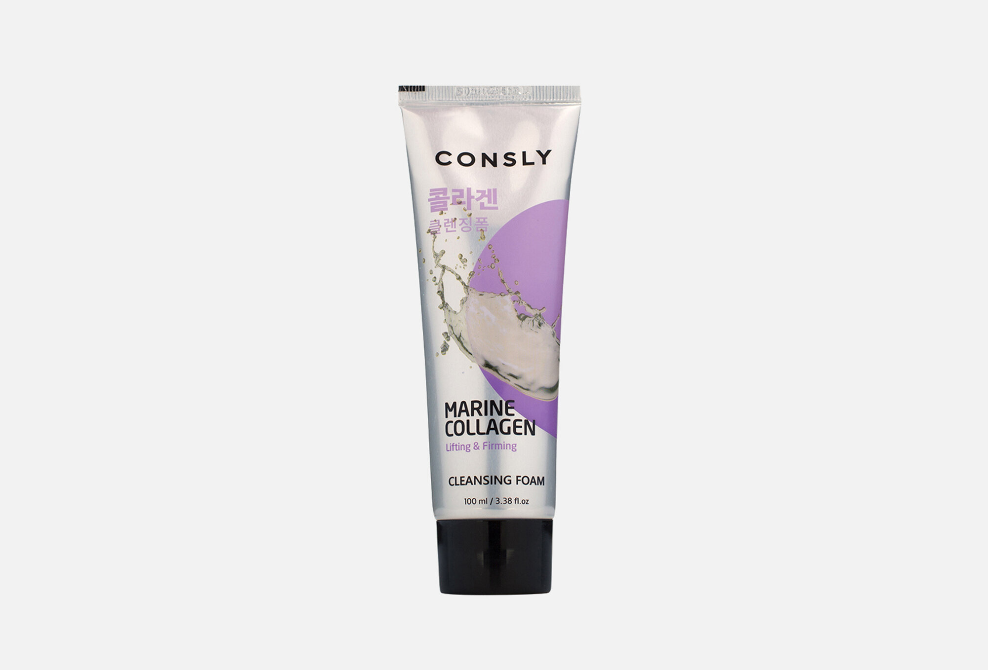 Укрепляющая кремовая пенка для умывания с морским коллагеном CONSLY Marine Collagen Lifting Creamy Cleansing Foam 100 мл