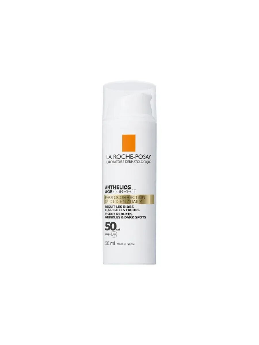 Крем солнцезащитный антивозрастной Anthelios SPF 50 для лица, 50 мл
