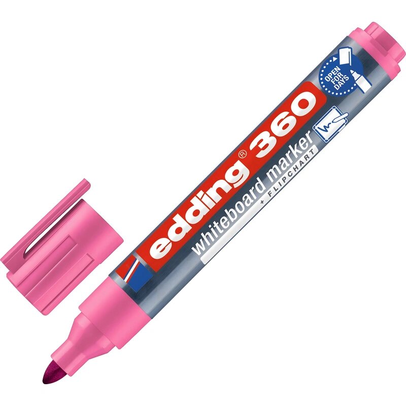 Маркер для белых досок EDDING 360/9 розовый 1,5-3 мм