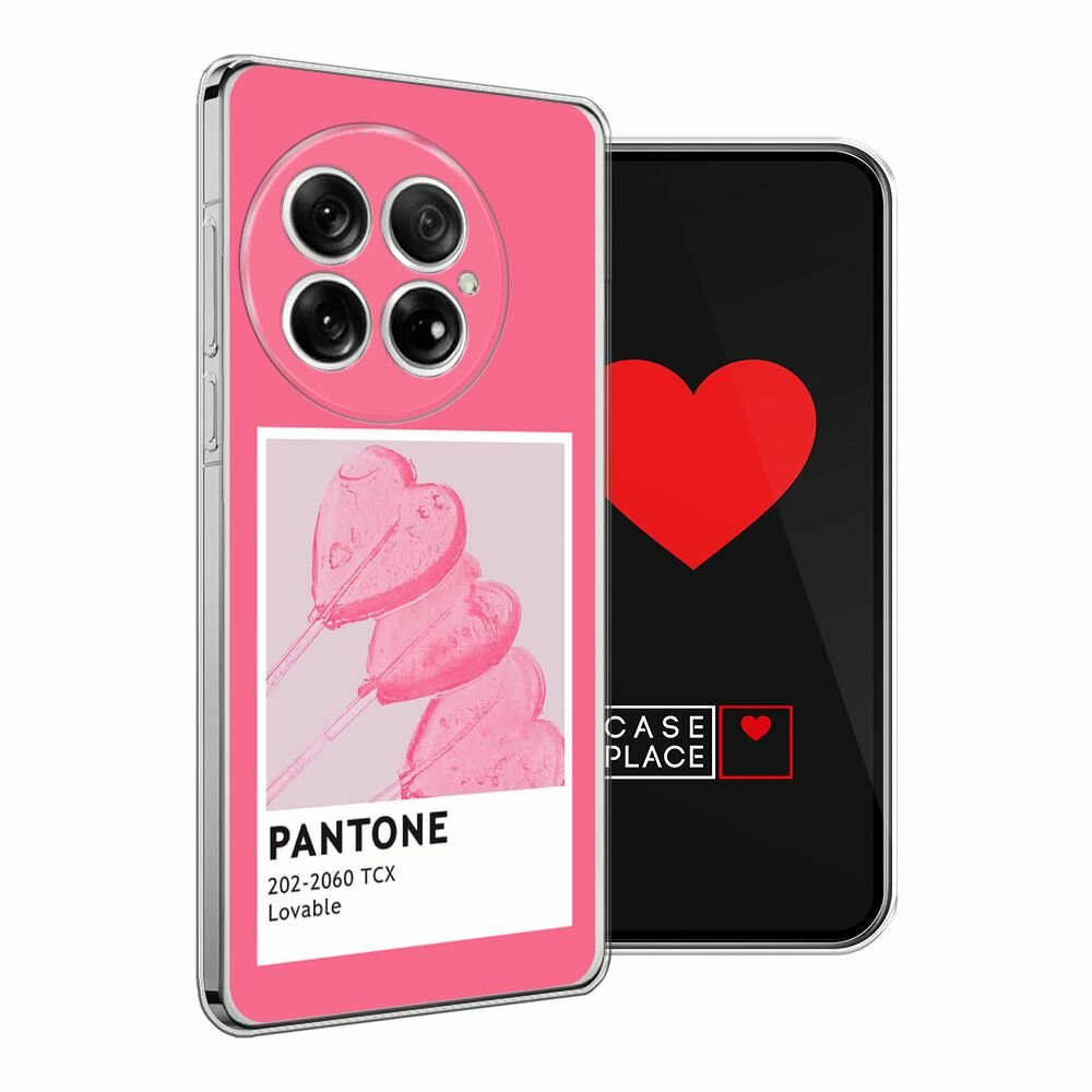 Чехол на OnePlus 13 / Ван Плас 13 с принтом "Pantone Lovable 1 - 14 февраля" — фото 1