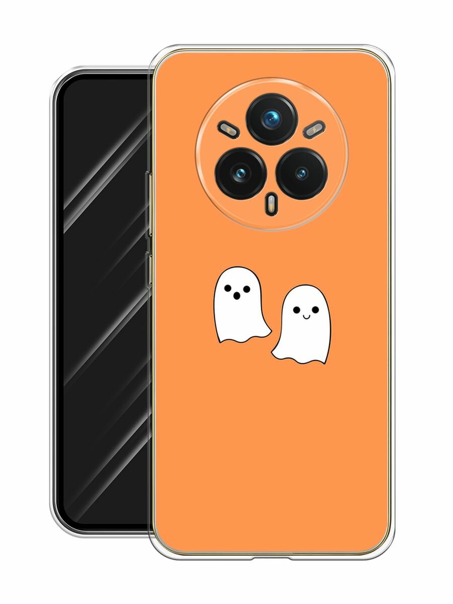Чехол на Realme 14 Pro+ / Реалми 14 Про+ с принтом Cute ghosts — фото 1