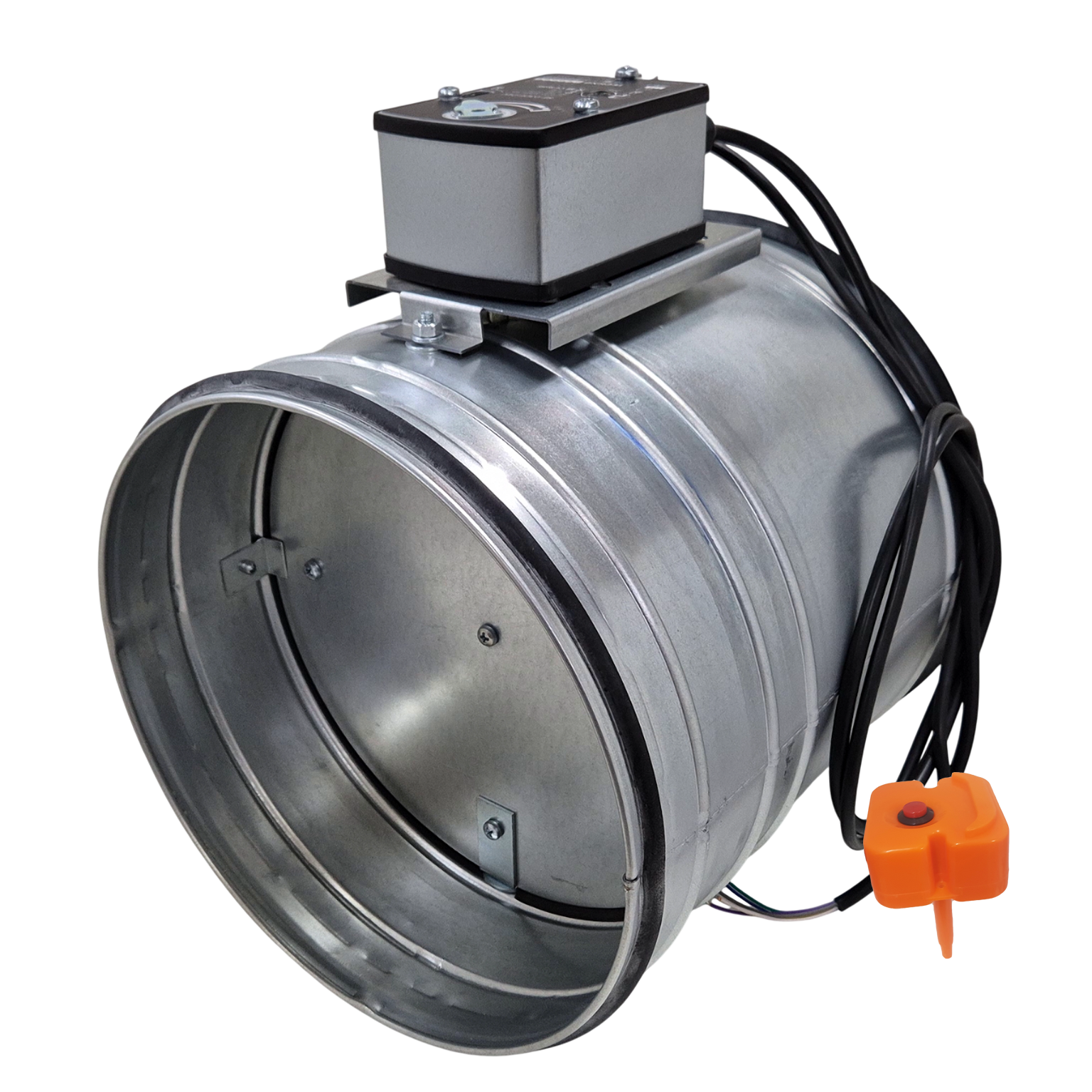 Пожарный клапан FKS400 круглый 400мм огнестойкость El60 с приводом с возвратной пружиной 230В с ТРУ TECHNO