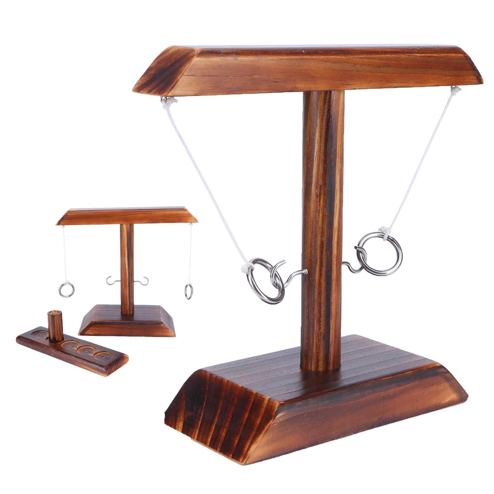 Игровой набор для метания, деревянная игрушка с крючком, интерактивные игры для домашнего бара, вечеринки Black2