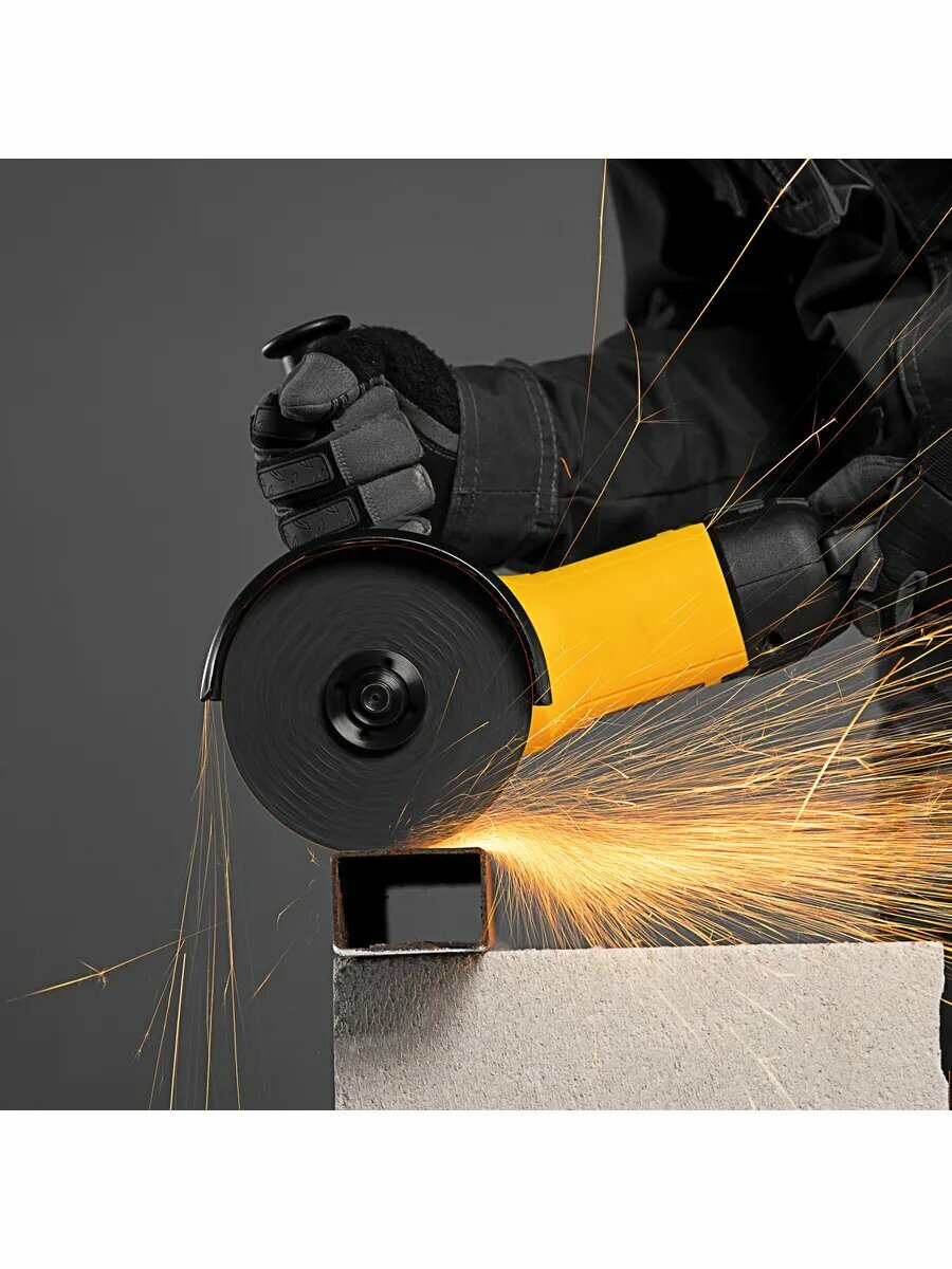 Машина шлифовальная угловая AGH125-1200A, 12, DENZEL, 26909