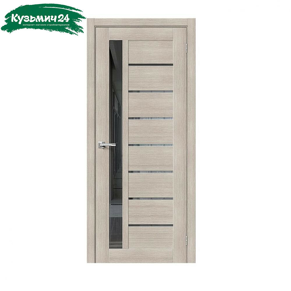 Дверь Браво-27 Cappuccino Melinga Mirox Grey ДО80 (153-1238)