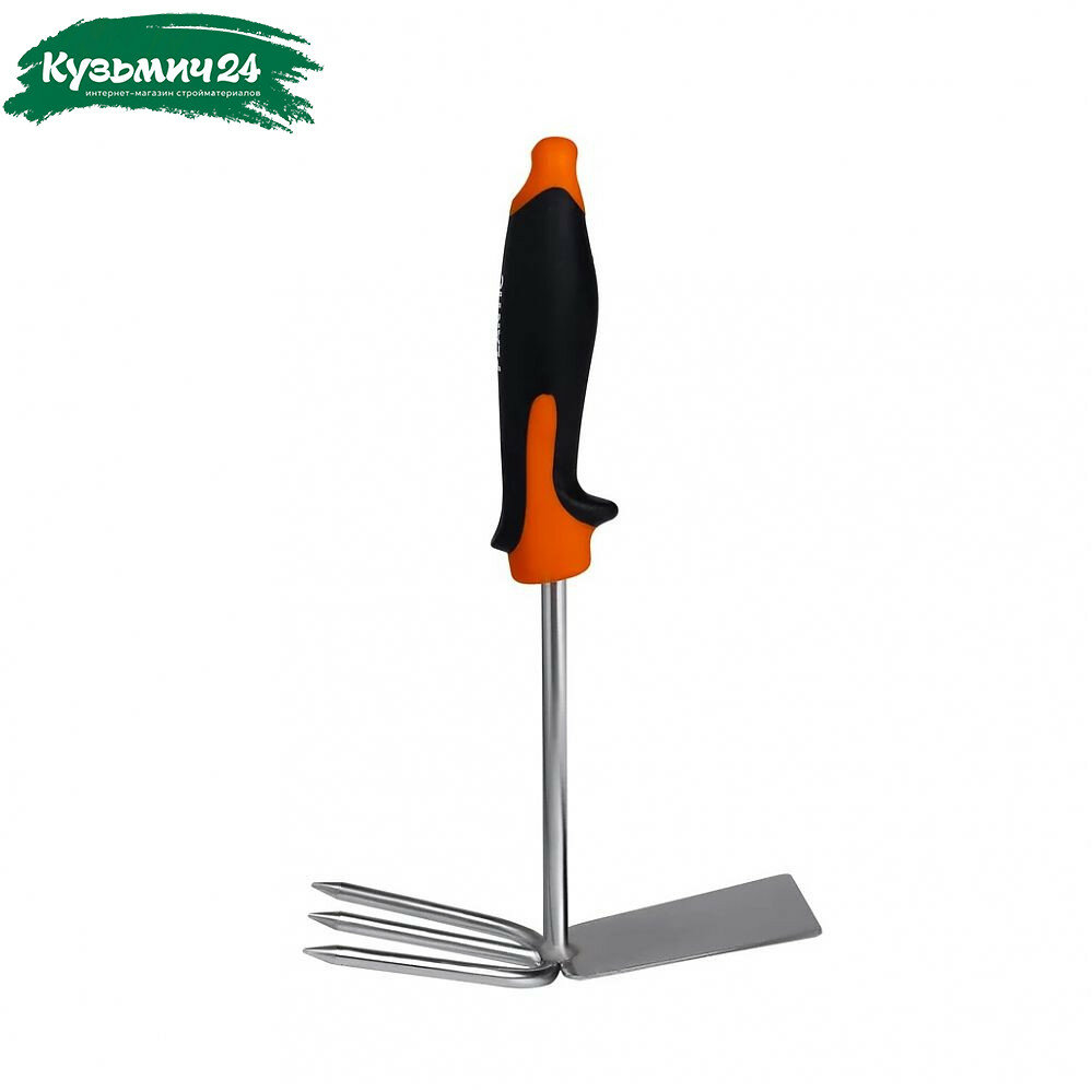 Тяпка Plantic Pro 36380-01 для обработки почвы и рыхления земли, углеродистая сталь, 295 мм