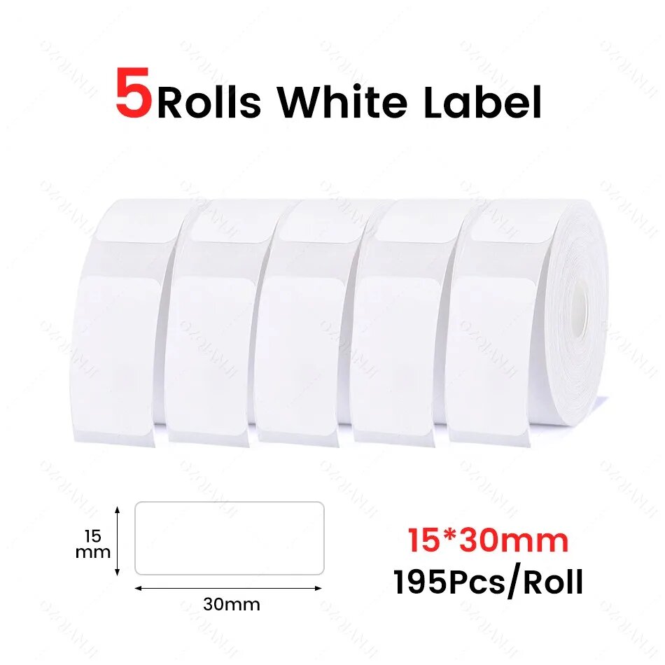 Термальная печать этикеток бумаги прайс этикетки имя этикетки водонепроницаемые устойчивые к разрыву 15*30 мм 210 шт./рулон домашняя книга файл супермаркет Papel