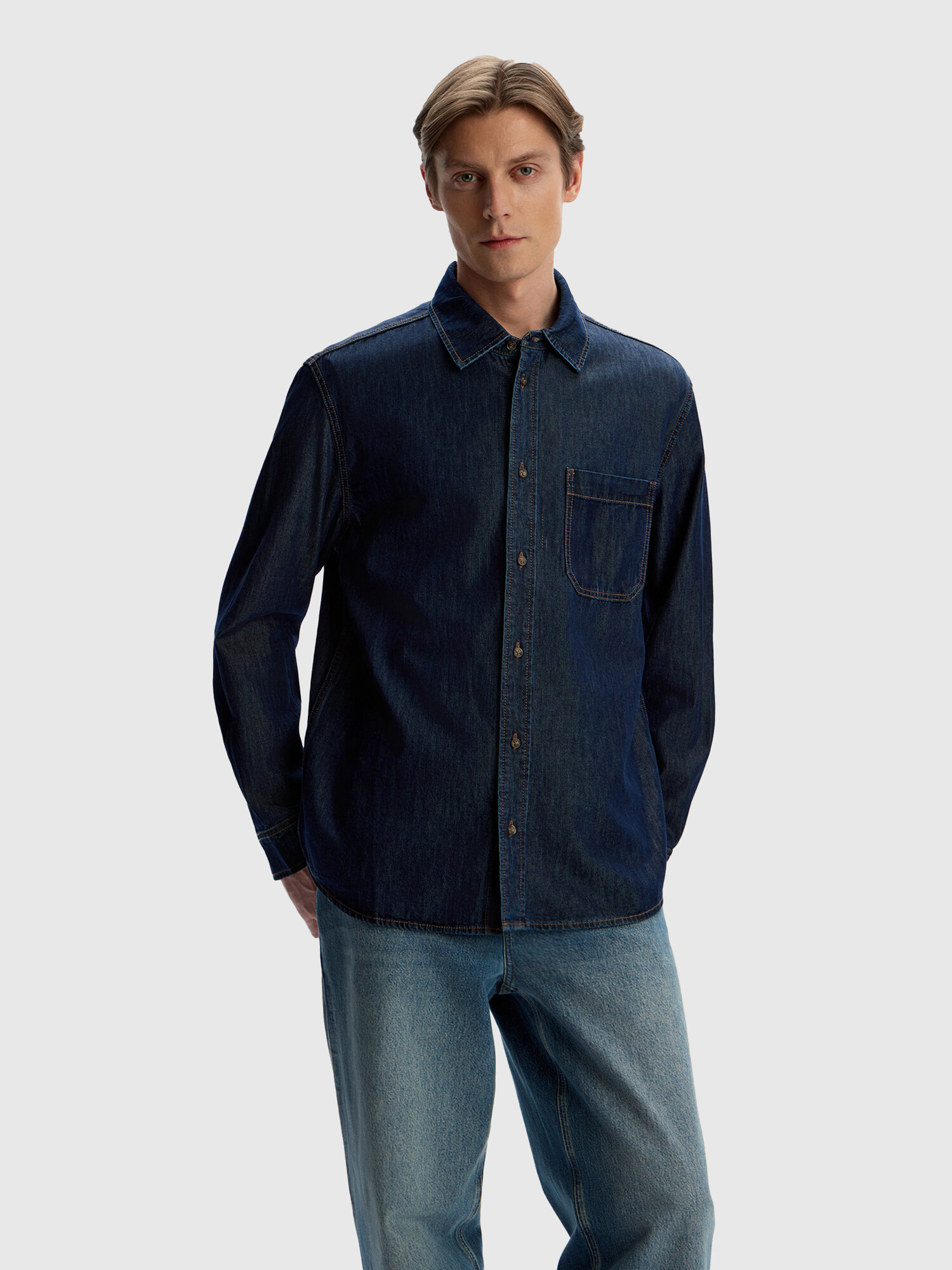 Рубашка из денима Light