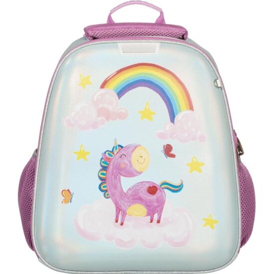 Ранец №1SCHOOL Basic Волшебный Единорог, 2 отделения, эргономичная спинка