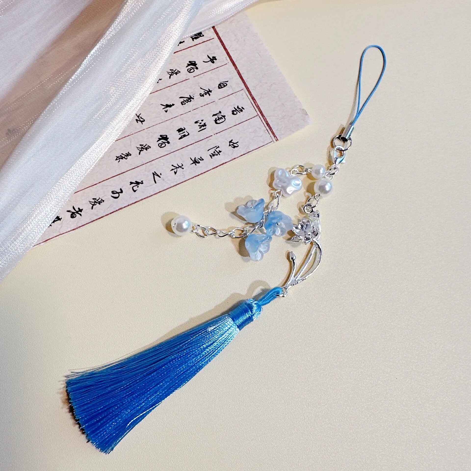 Новый китайский ремешок для телефона с кисточками в виде цветов, модные элегантные подвески с кисточками, подвеска, ремешок «сделай сам», сумки, брелки, ремни для мобильного телефона BU