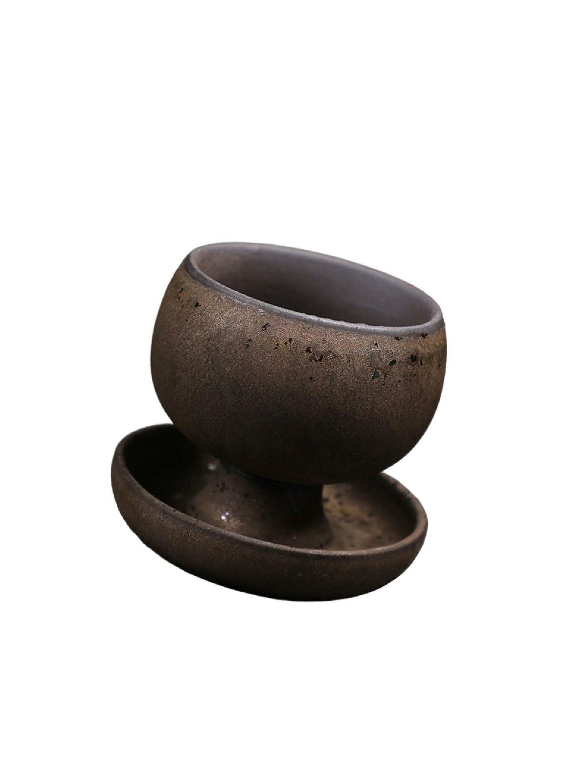 Круглая керамическая кружка с нескользящим дном, креативная круглая кружка для воды, кружка для питья, чашка для подарков и напитков