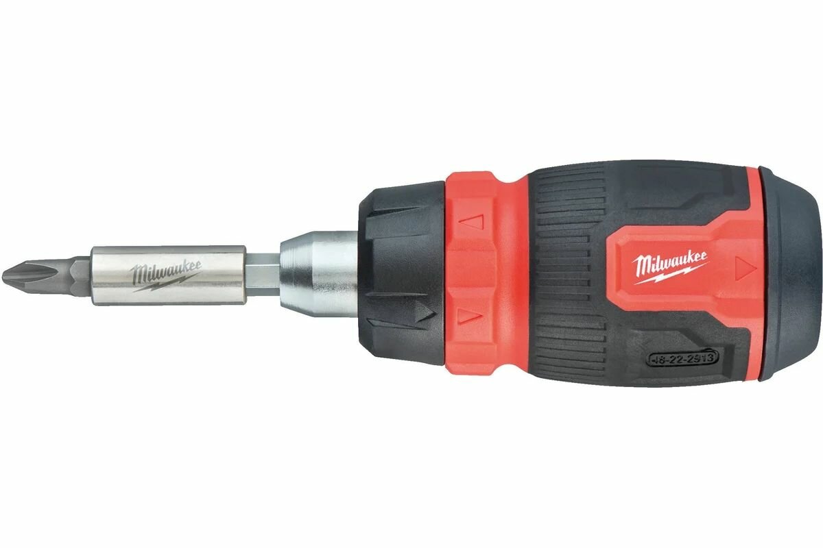 Отвертка универсальная компактная с трещоткой 8 в 1 Milwaukee 4932480581